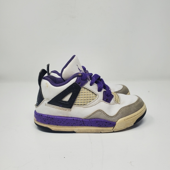 Jordan | Shoes | Nike Air Jordan 4 Iv Retro Td White Ultraviolet ...